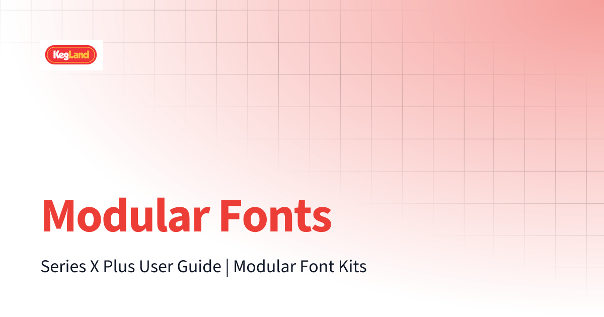 Modular Fonts | Product Documentation