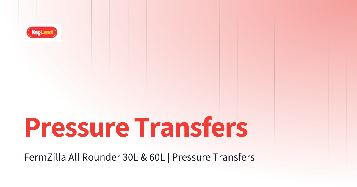 Pressure Transfers | Product Documentation