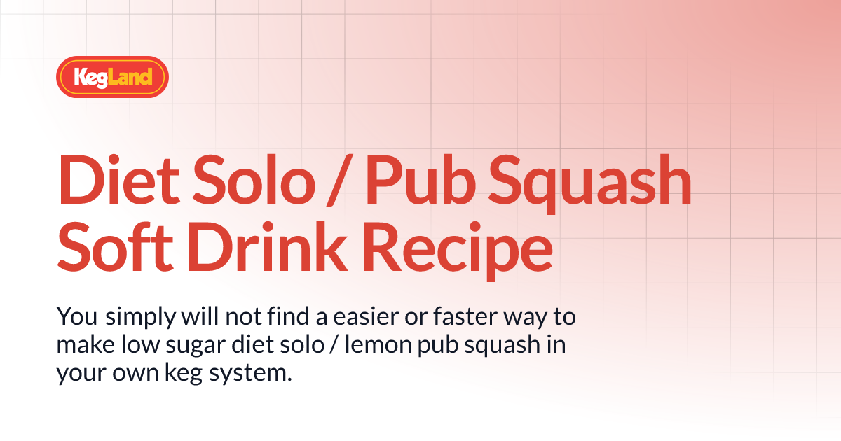 Diet Solo / Pub Squash Soft Drink Recipe | Recipes