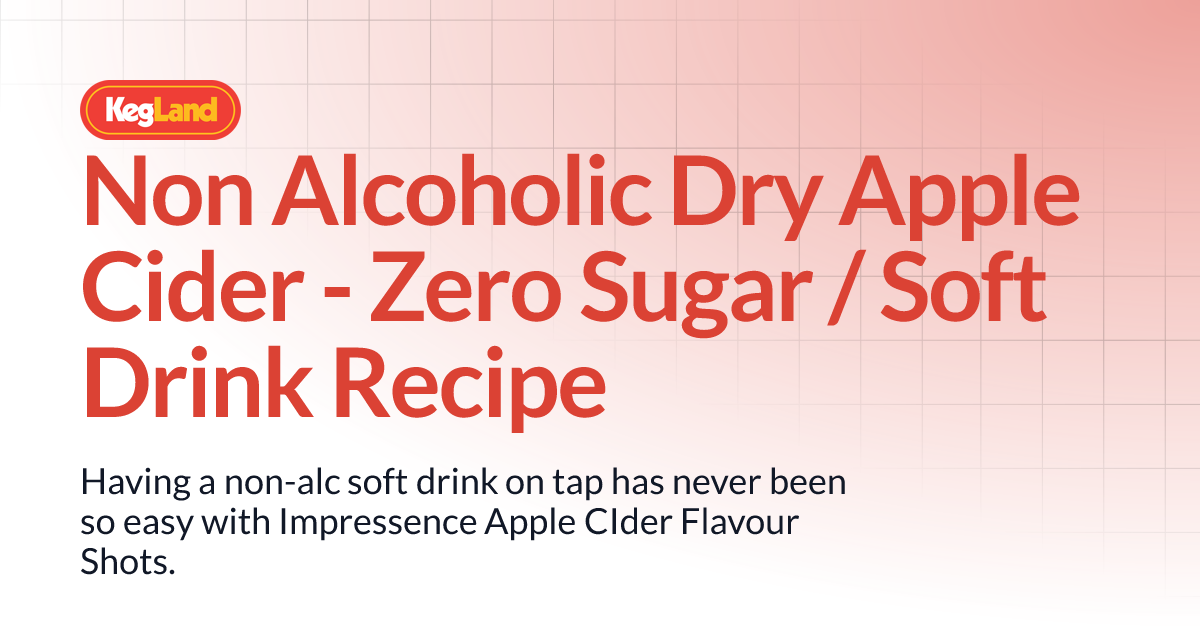 Non Alcoholic Dry Apple Cider - Zero Sugar / Soft Drink Recipe | Recipes